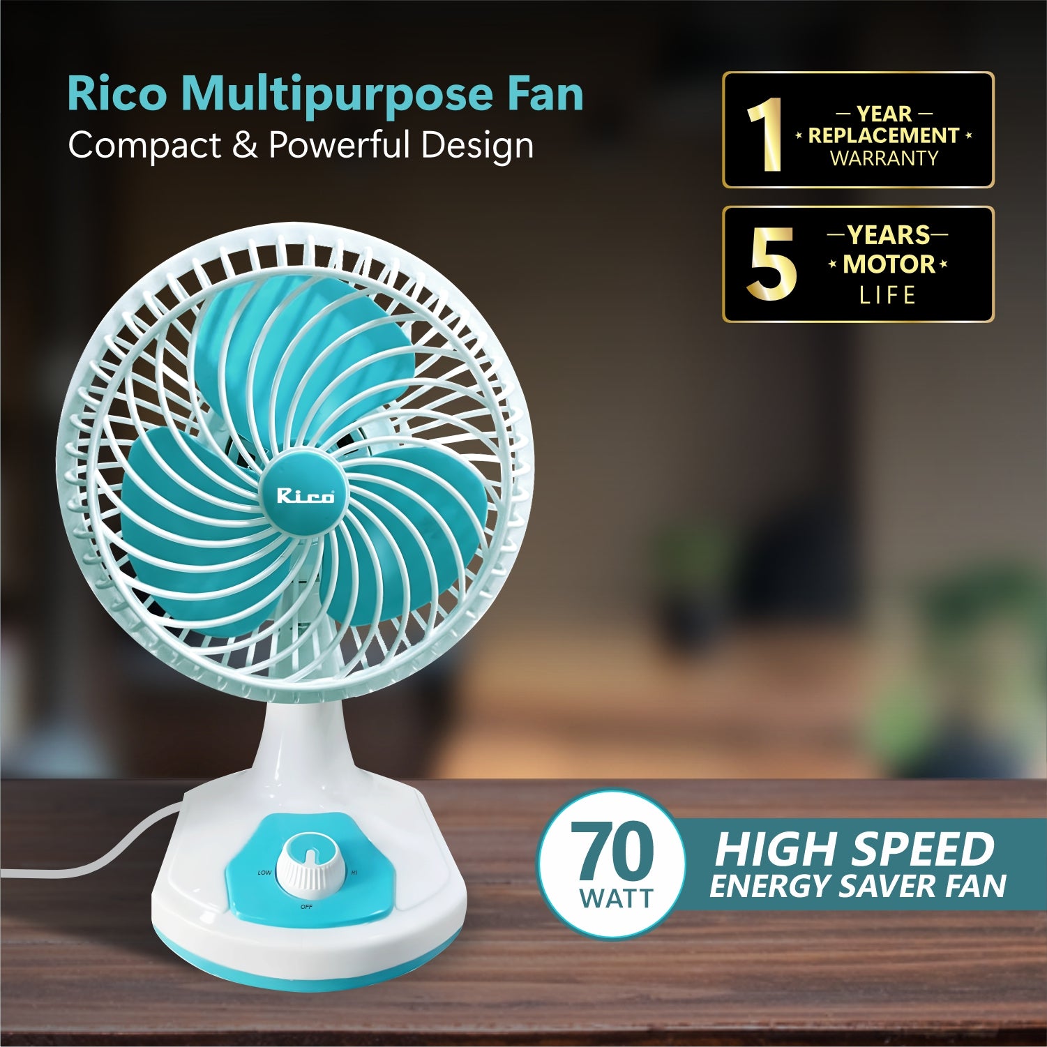 Table Fan | Multi-purpose - MF2306– Rico India