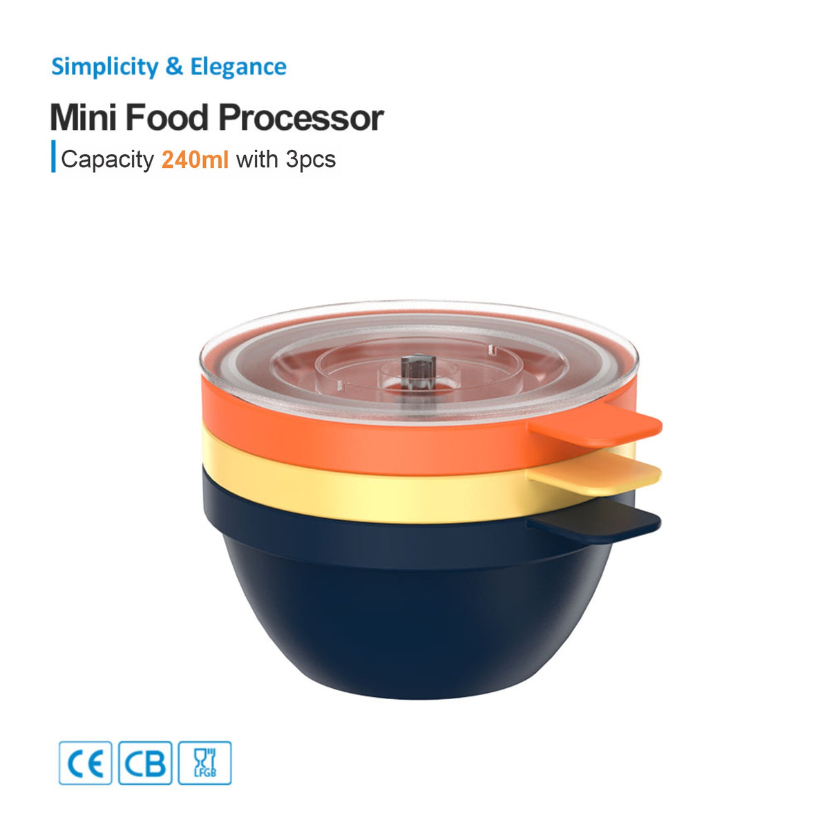 Rico Rechargeable Chopper Model CH2504 - 600 ML– Rico India