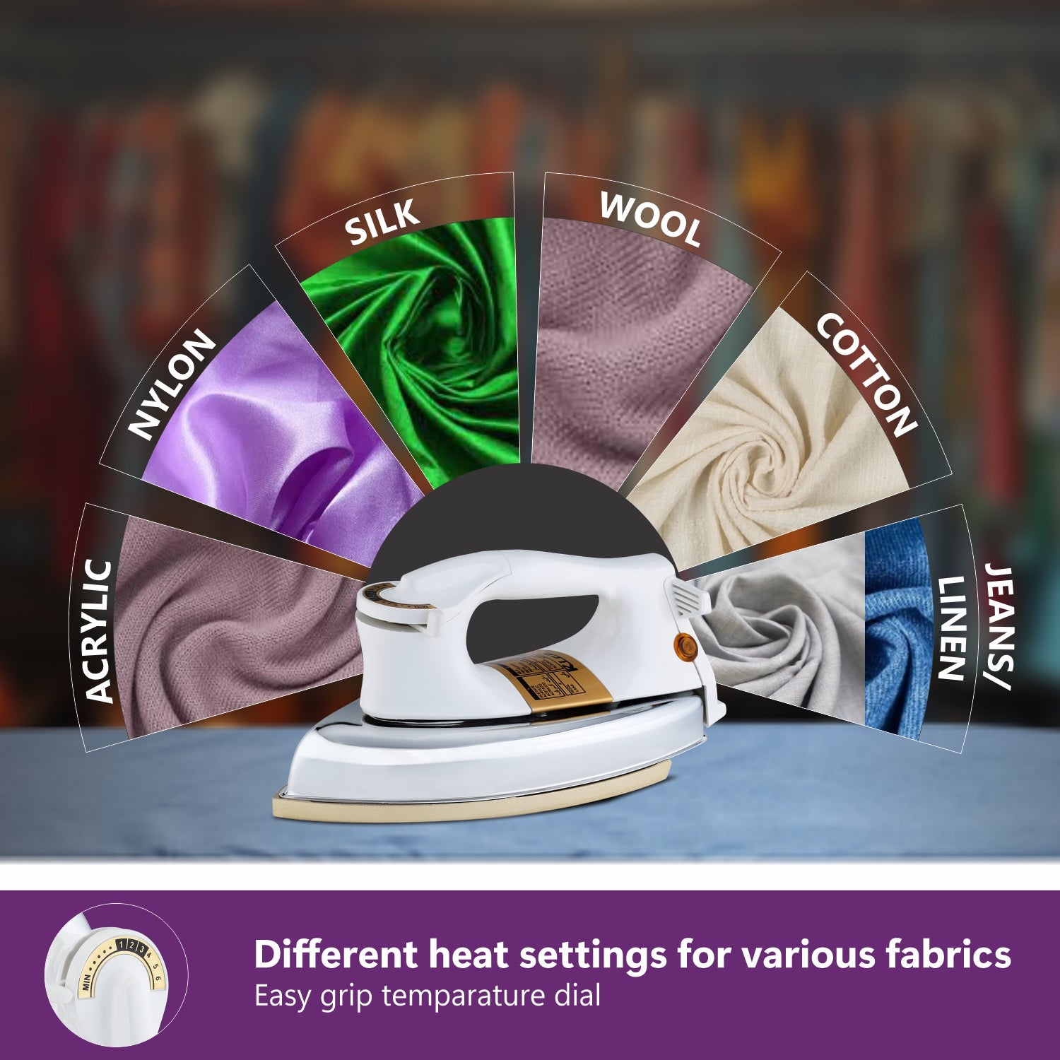 Rico Heavy Weight Automatic Dry Iron – “AI 14” model– Rico India