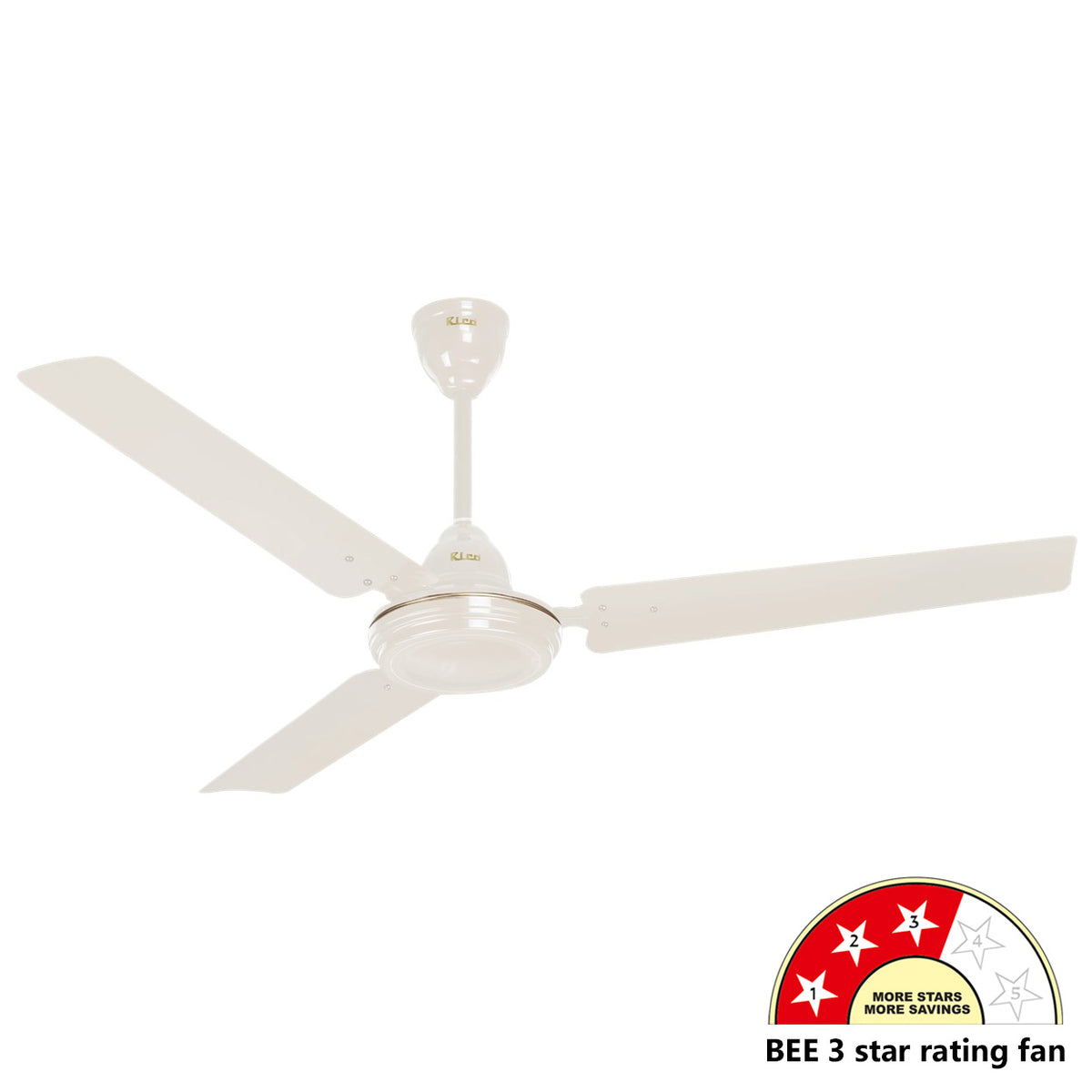 Rico Oric 1400mm, 56'' BEE 3 Star Rating Ceiling Fan CF809 (Ivory ...