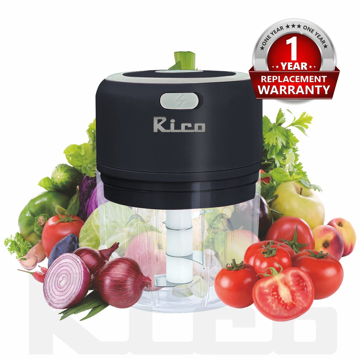Introducing All New Rechargeable Mini Garlic Chopper.– Rico India