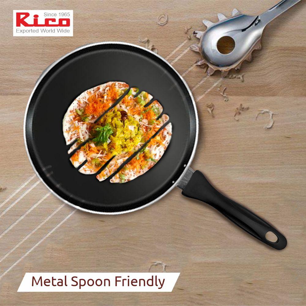 Rico NFPL13-4mm Non Stick Fry Pan with Lid (4mm)– Rico India