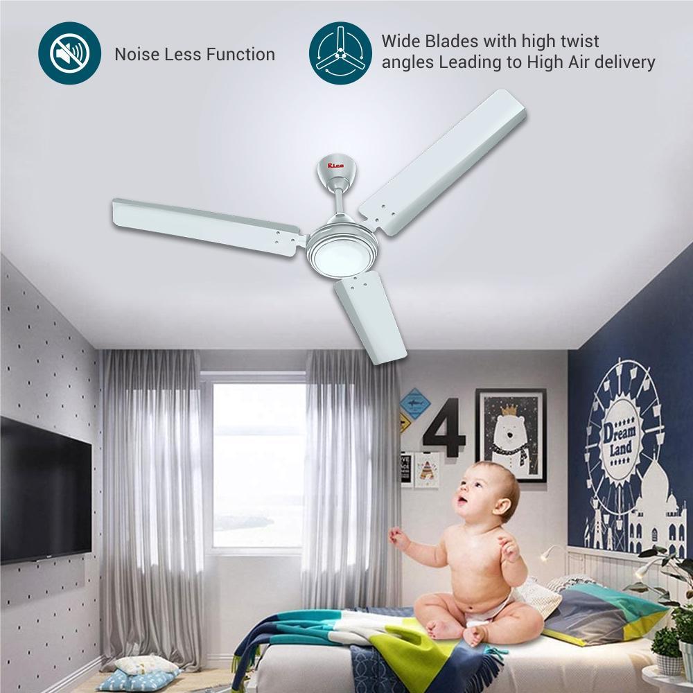 Rico 3 Blade 1400mm Ceiling Fan CF809 (White)– Rico India