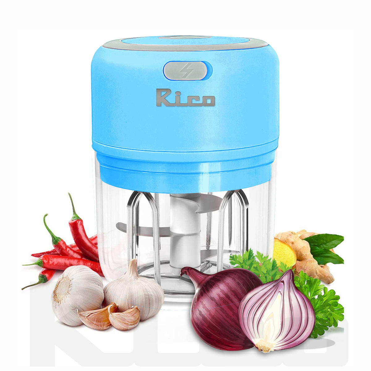 Introducing All New Rechargeable Mini Garlic Chopper.– Rico India