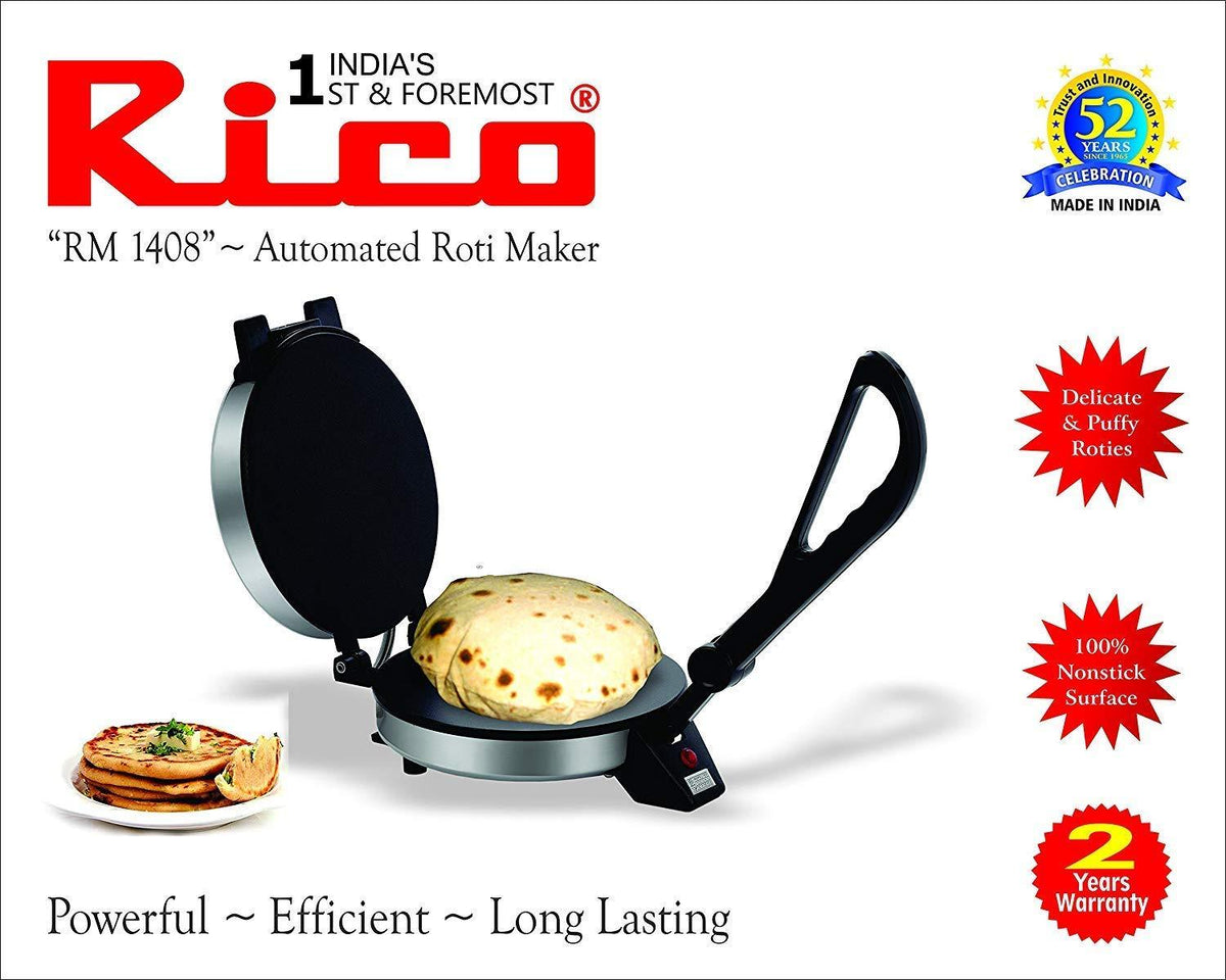 Rico Non Stick Roti Maker RM1408 1000 Watts– Rico India